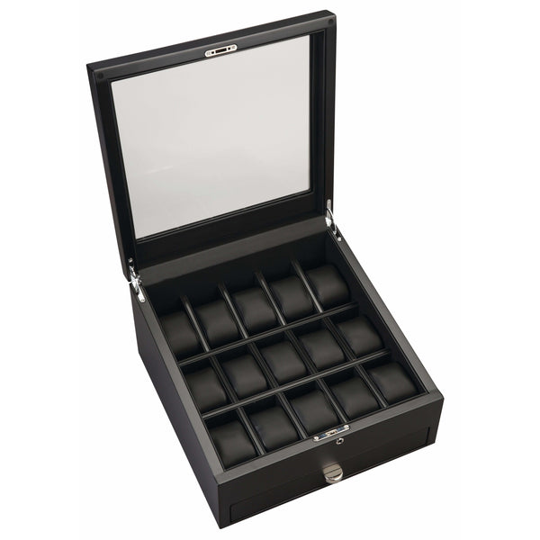 Volta - 31560970 15 Watch Case with Additional Storage and See Through ...